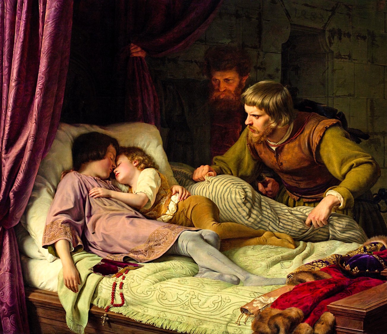 Solve A romanticized painting of the young princes in the Tower jigsaw ...