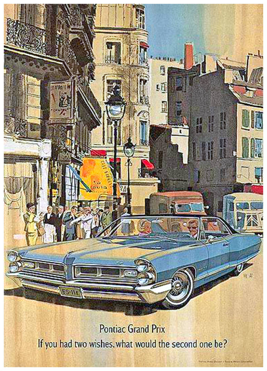 Solve Vintage ad - Pontiac Grand Prix jigsaw puzzle online with 266 pieces