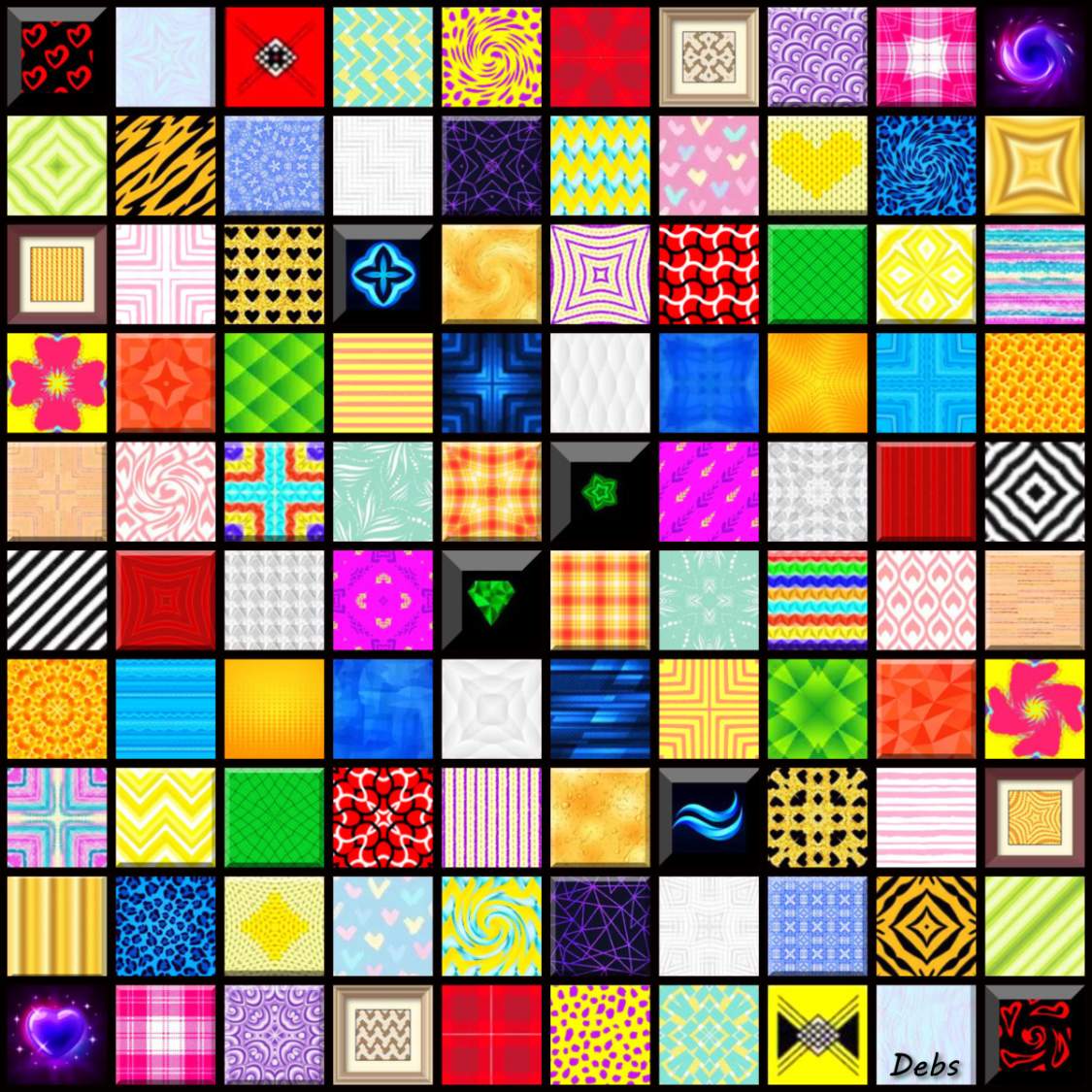 Solve Tuesday mix jigsaw puzzle online with 64 pieces