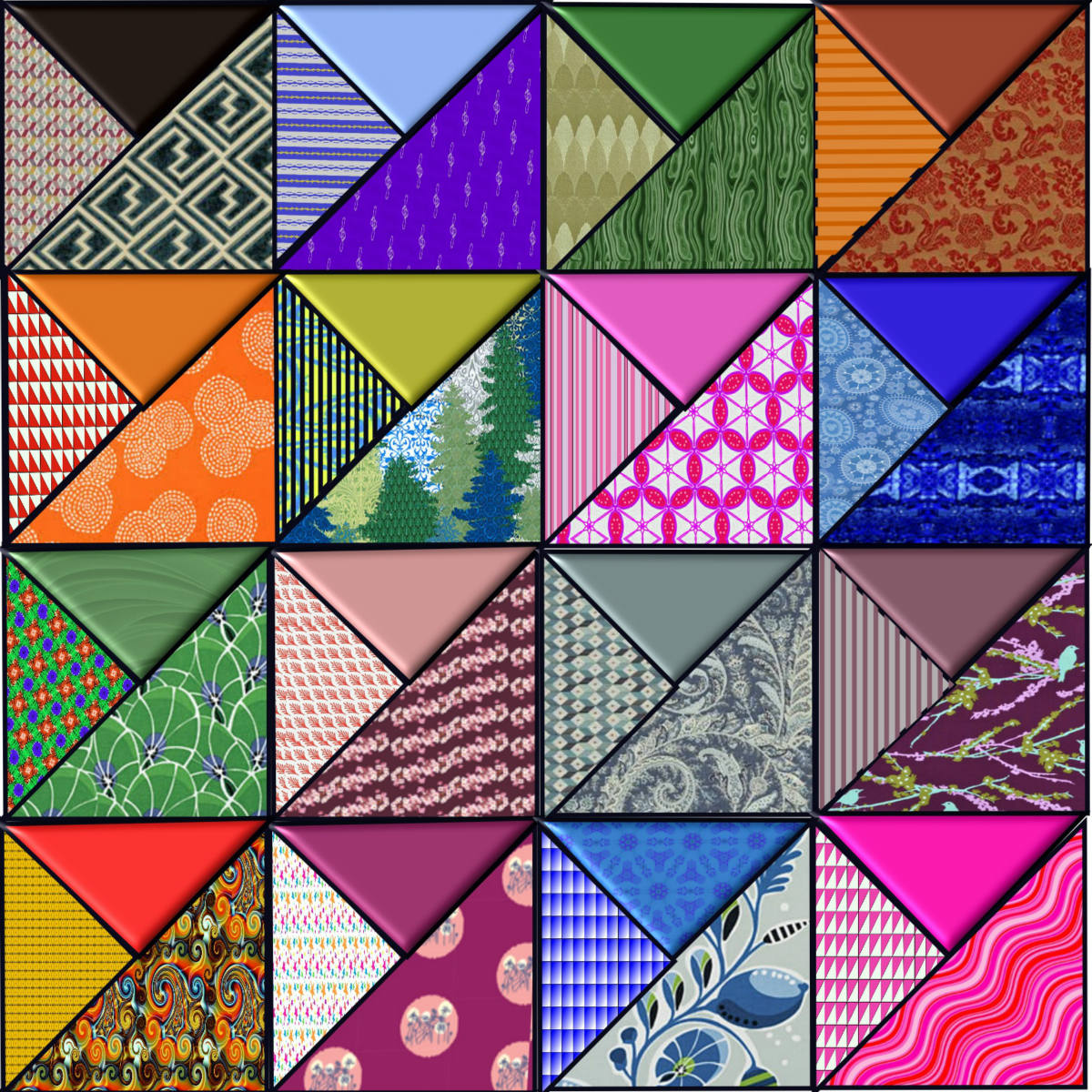 Solve My Favorite Shape jigsaw puzzle online with 256 pieces