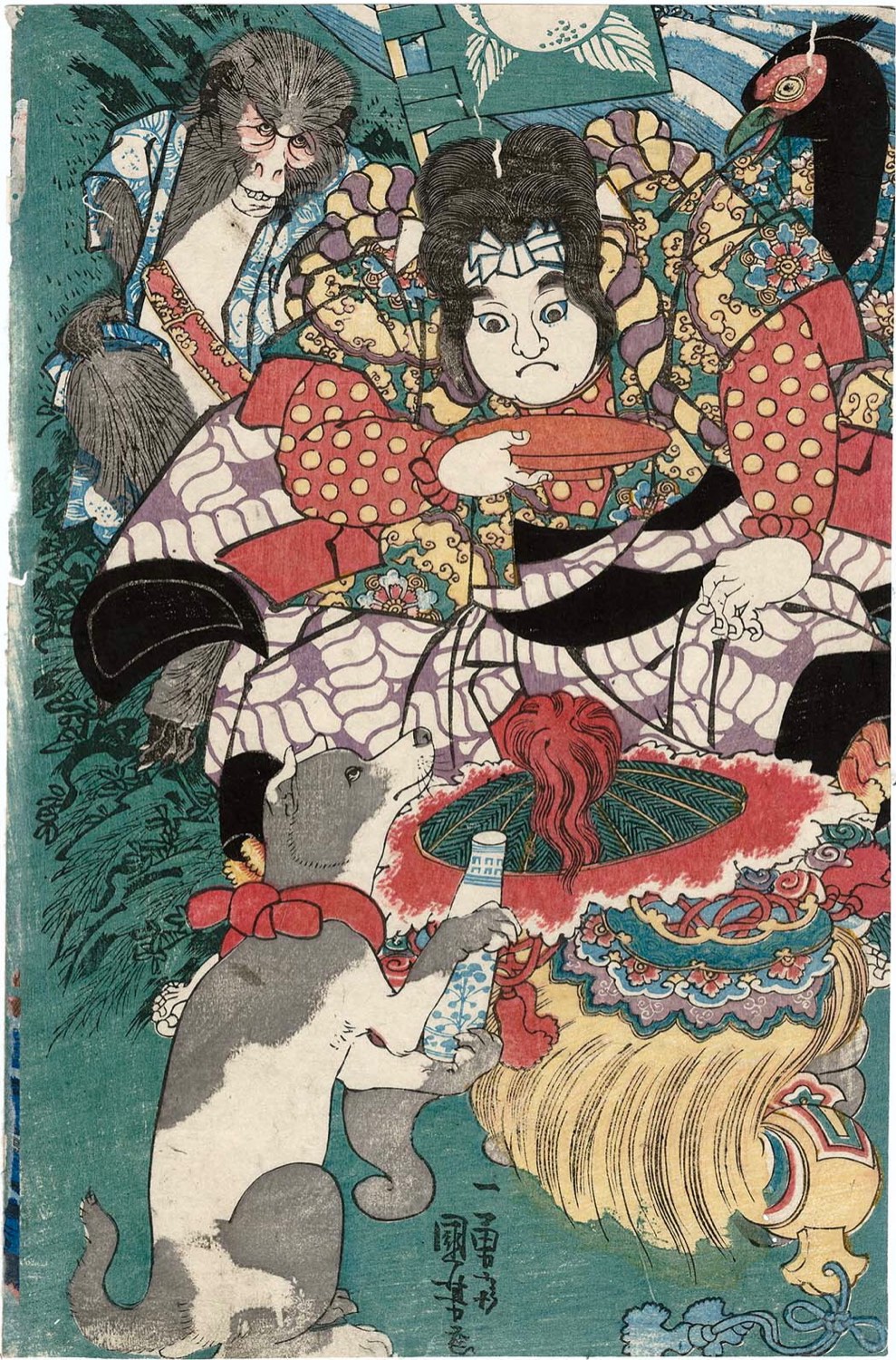 Jigsaw Puzzle | A scene from the Japanese folk tale, “Momotaro” | 150 ...