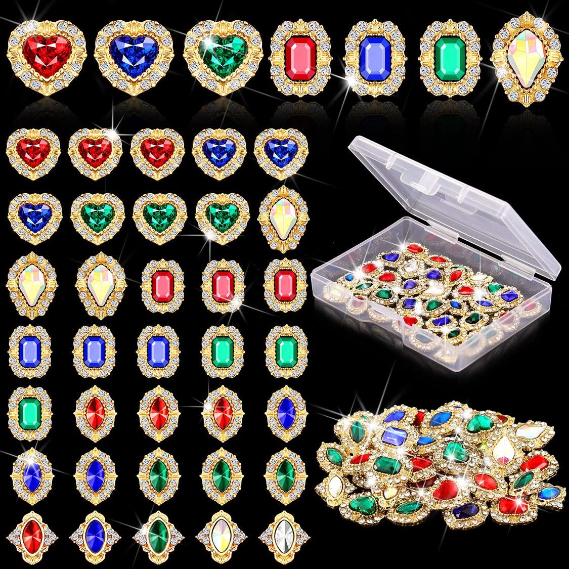 Solve A Bling Gem Challenge jigsaw puzzle online with 64 pieces