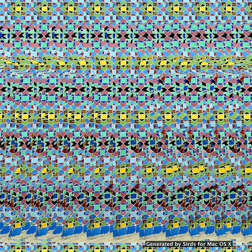 Solve Magic Eye / Stereogram 24 jigsaw puzzle online with 64 pieces