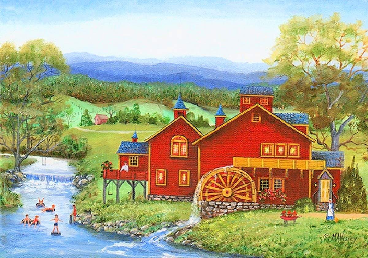 Solve Gently Down the Stream jigsaw puzzle online with 88 pieces