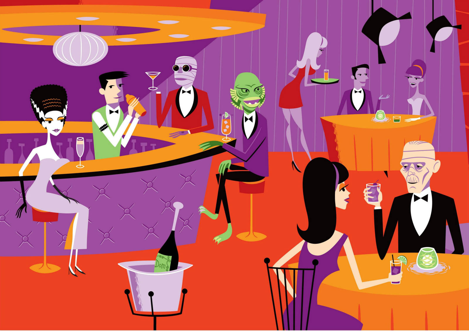 Solve Universal Monsters jigsaw puzzle online with 315 pieces