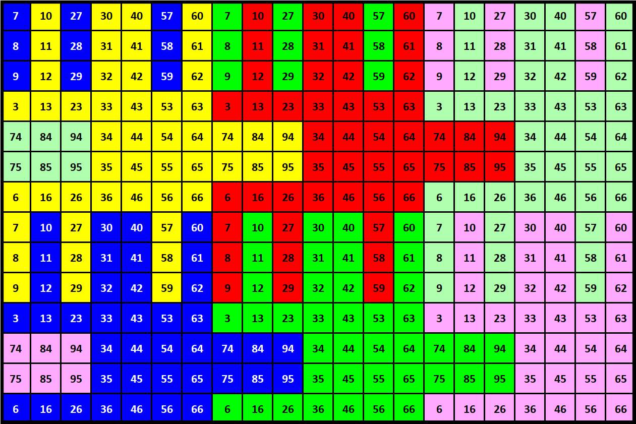 Solve Number 378 tessellation 294 jigsaw puzzle online with 294 pieces