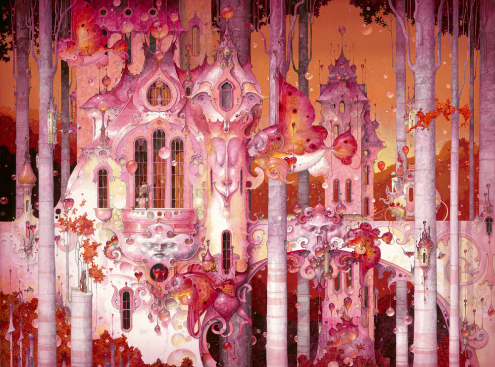 Solve Daniel Merriam - Courting the Muse jigsaw puzzle online with 192 ...