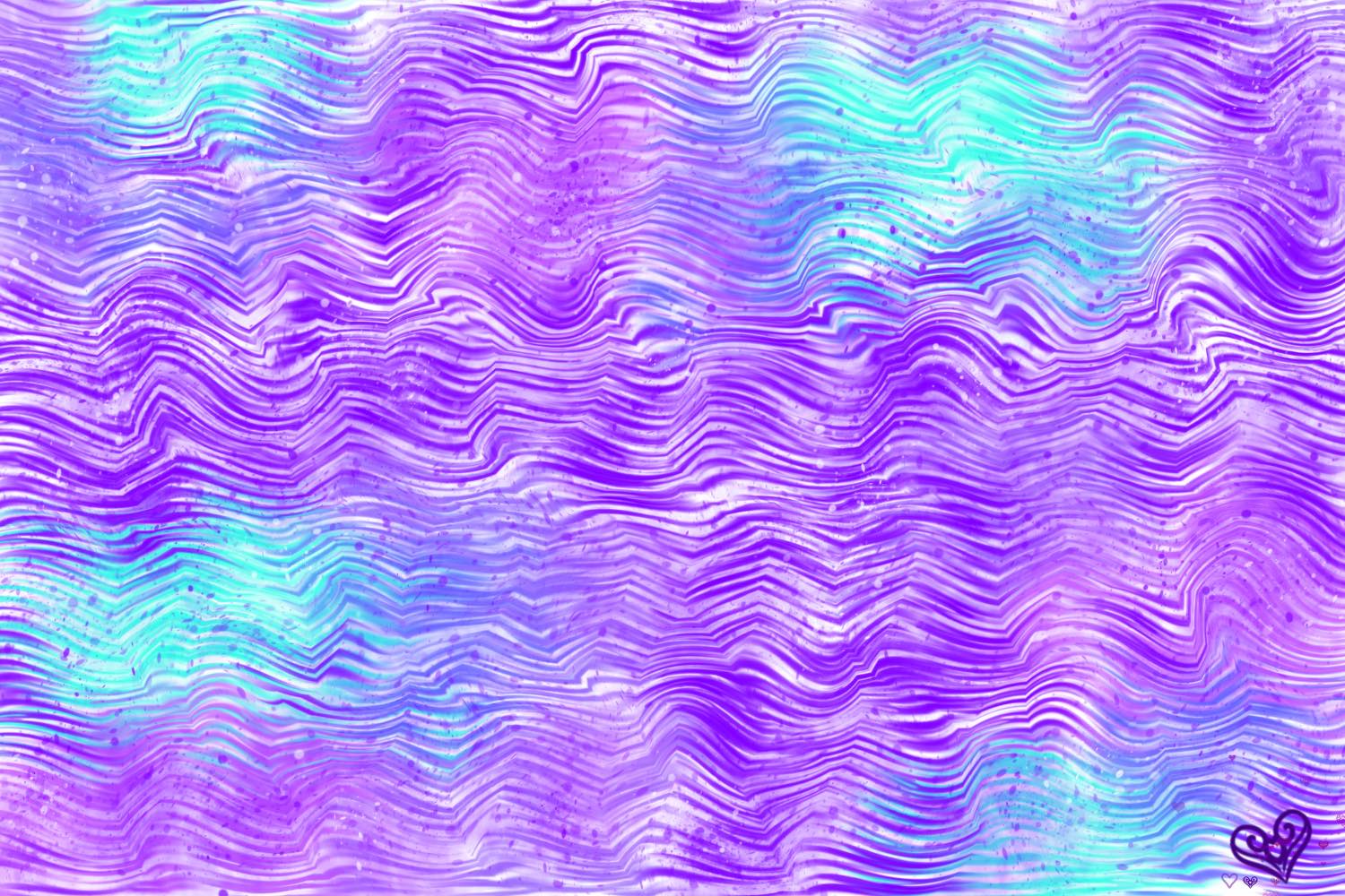 Jigsaw Puzzle | Mini Wavy Lines 💜 | 96 pieces | Jigidi