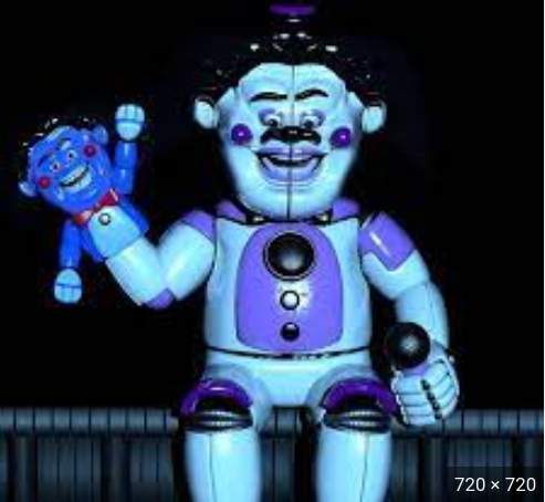 Solve FNAF - Cursed Funtime Freddy & Bon Bon jigsaw puzzle online with ...