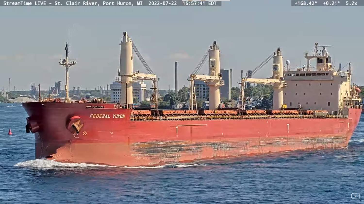 Solve Federal Yukon - Ocean-Going Freighter - Port Huron, MI (2022-07 ...