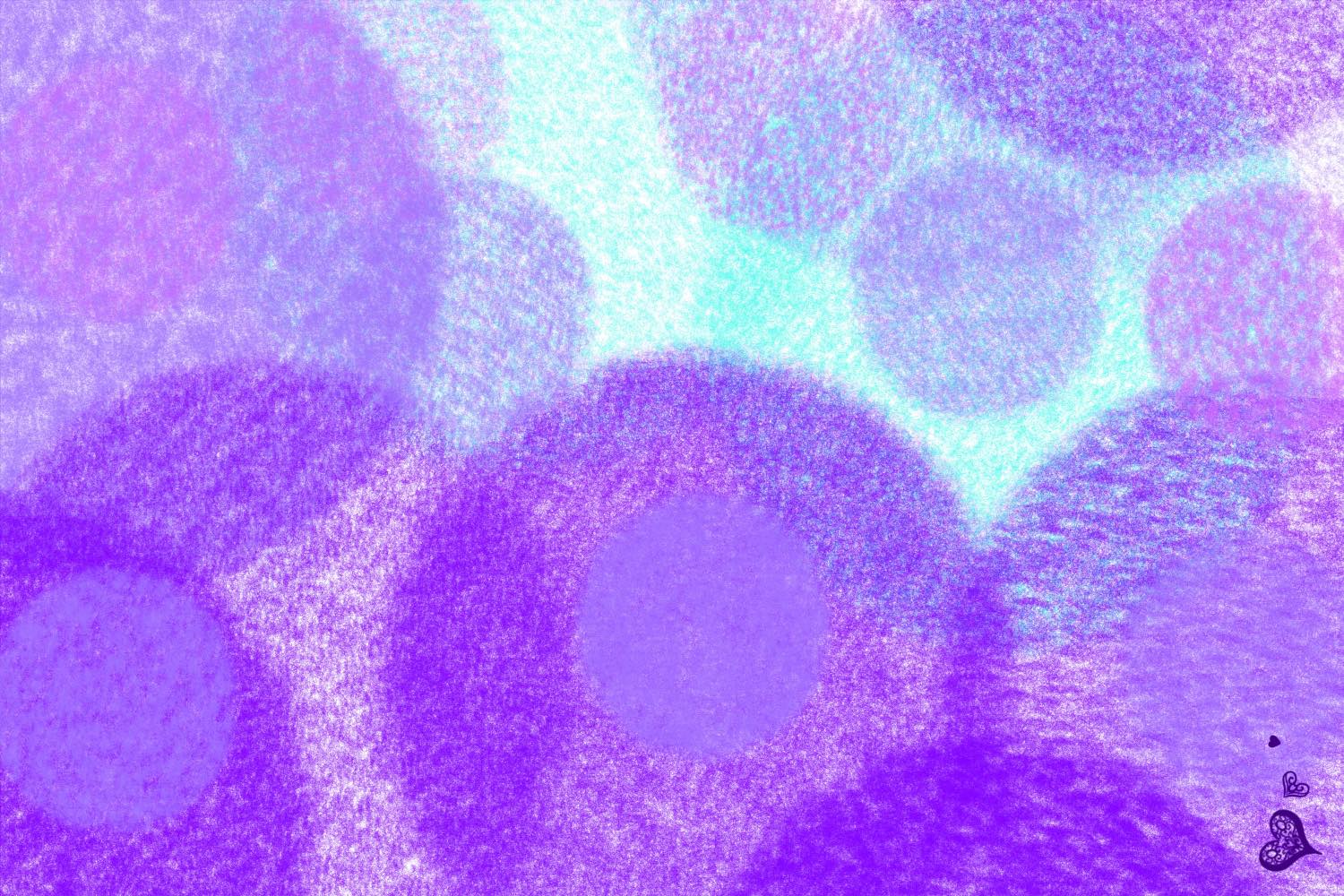 Solve Mini Fuzzy Circles 💜 jigsaw puzzle online with 96 pieces