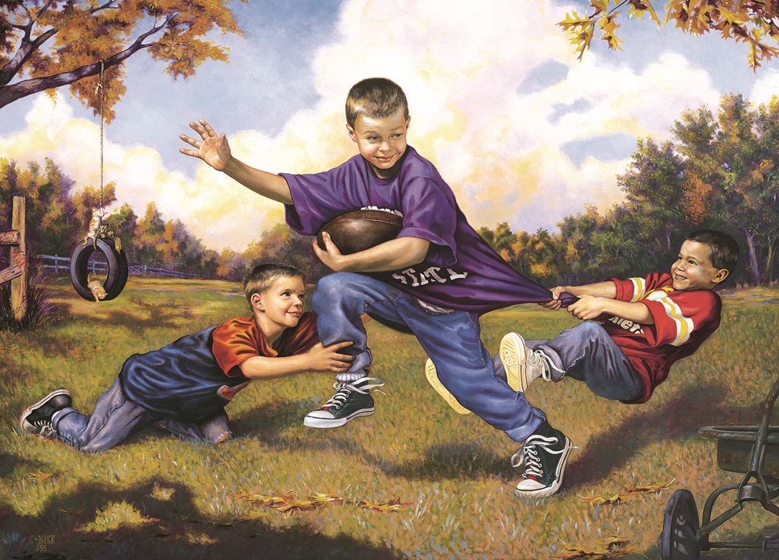 Solve Game Day-Christopher Nick jigsaw puzzle online with 117 pieces