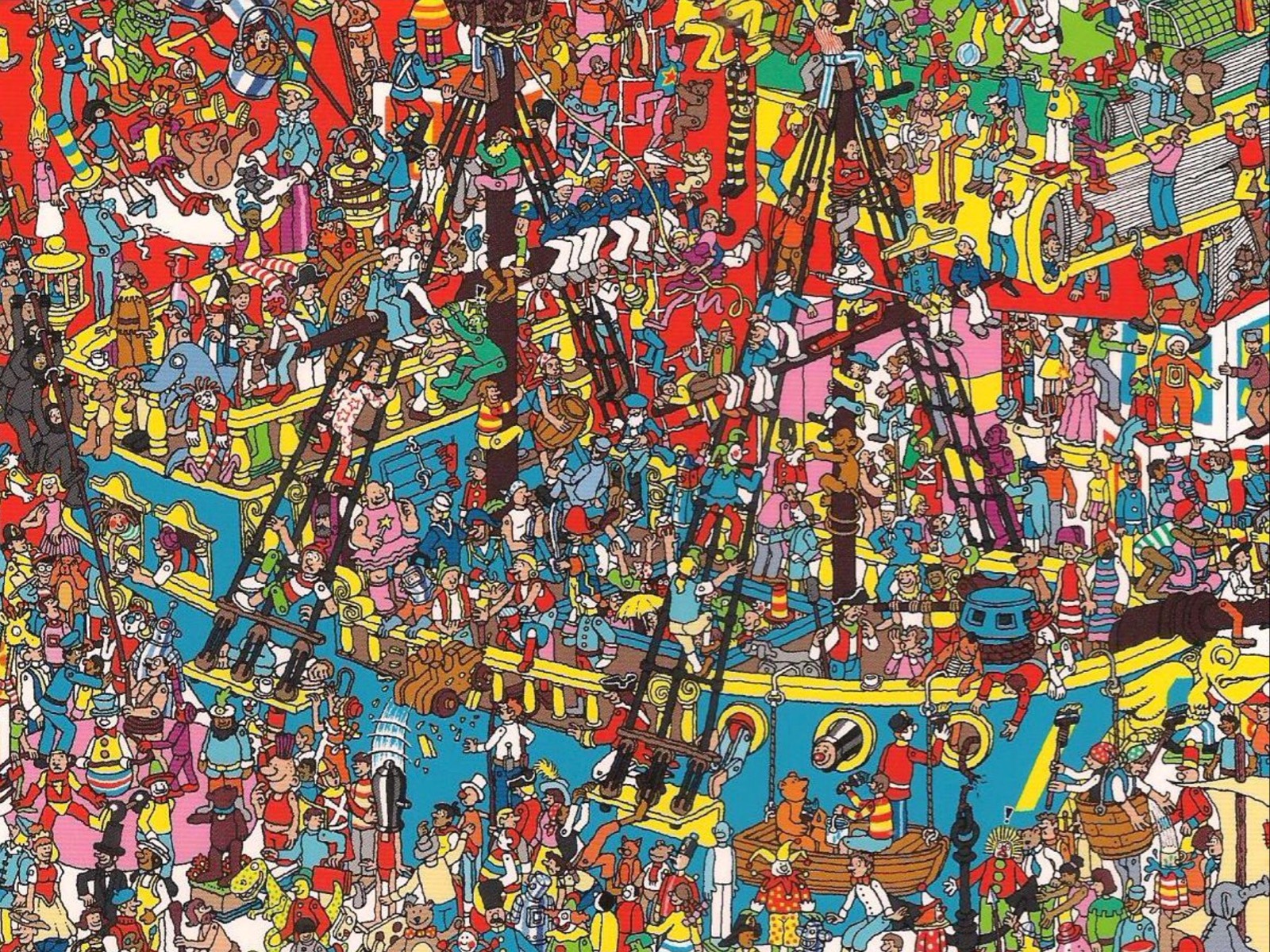 Solve Where’s wally jigsaw puzzle online with 540 pieces