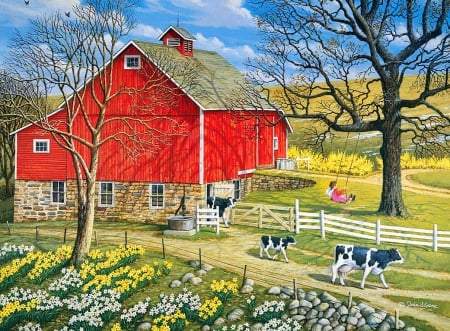 Solve Country Living. jigsaw puzzle online with 35 pieces