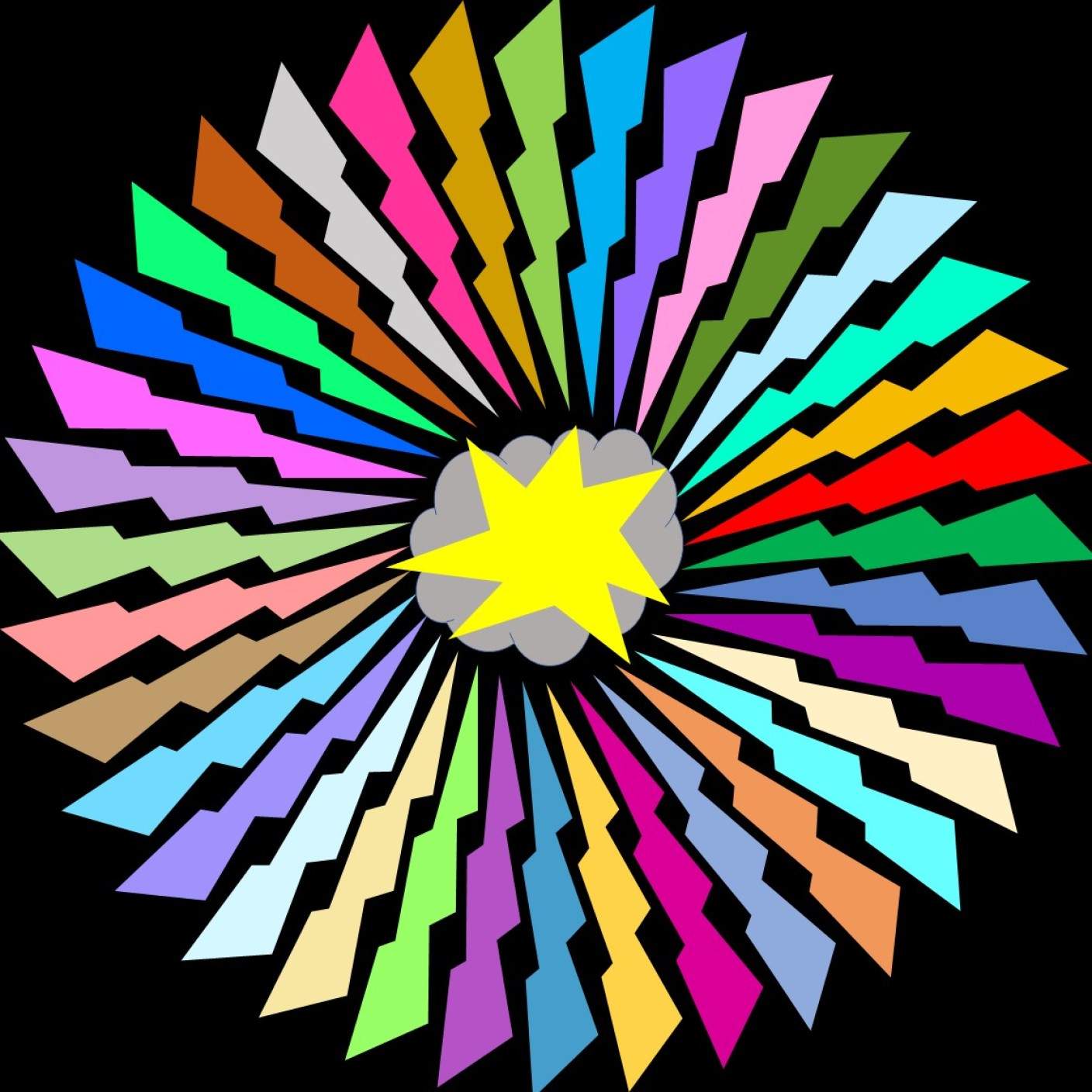 Solve Lightning Bolts jigsaw puzzle online with 225 pieces