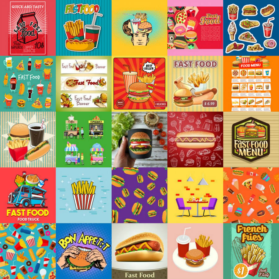 Solve Fast Food 623 jigsaw puzzle online with 49 pieces