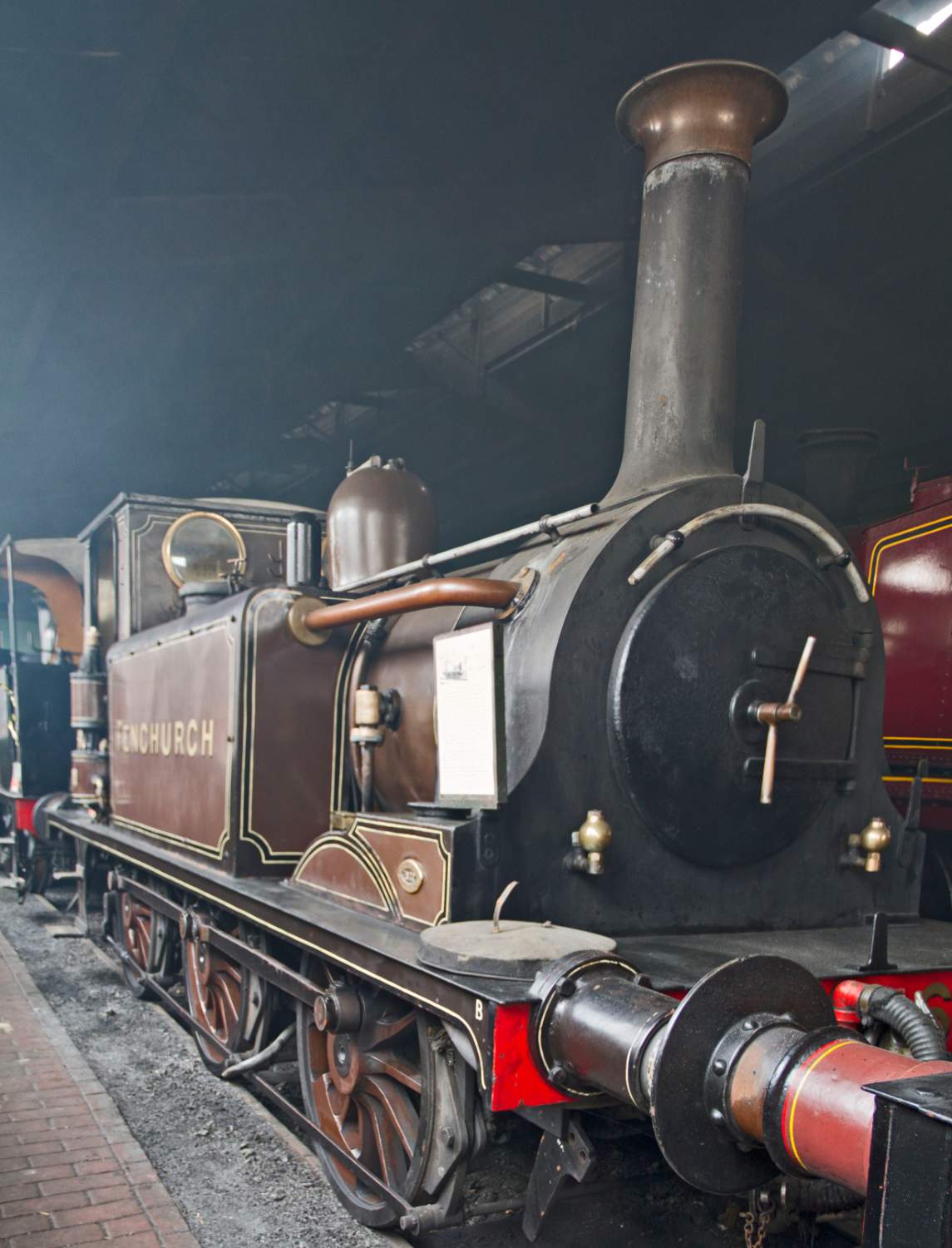 Solve bluebell railway 11-04-2014 A1 Terrier Fenchurch 1872 on shed v ...