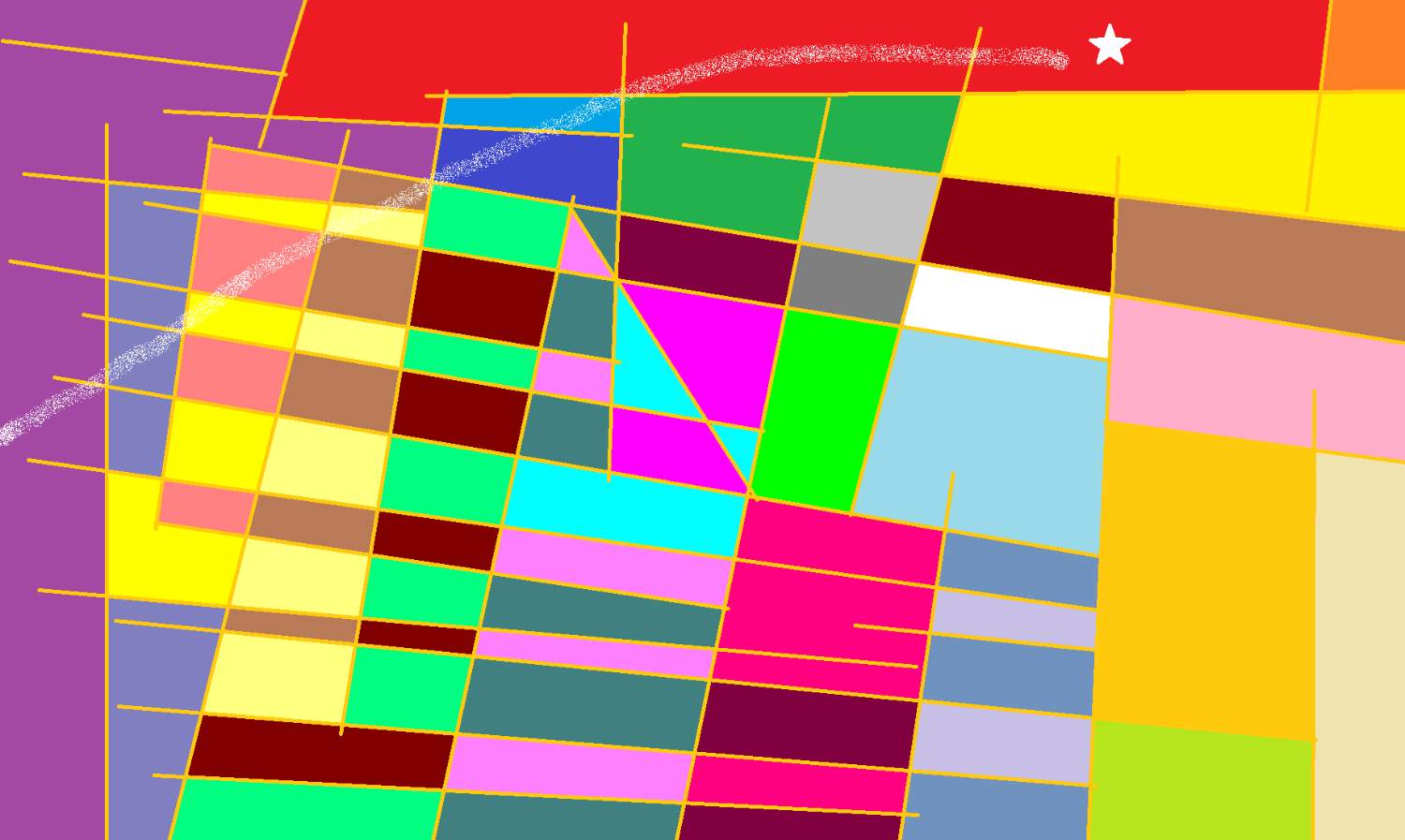 Solve shooting star jigsaw puzzle online with 45 pieces