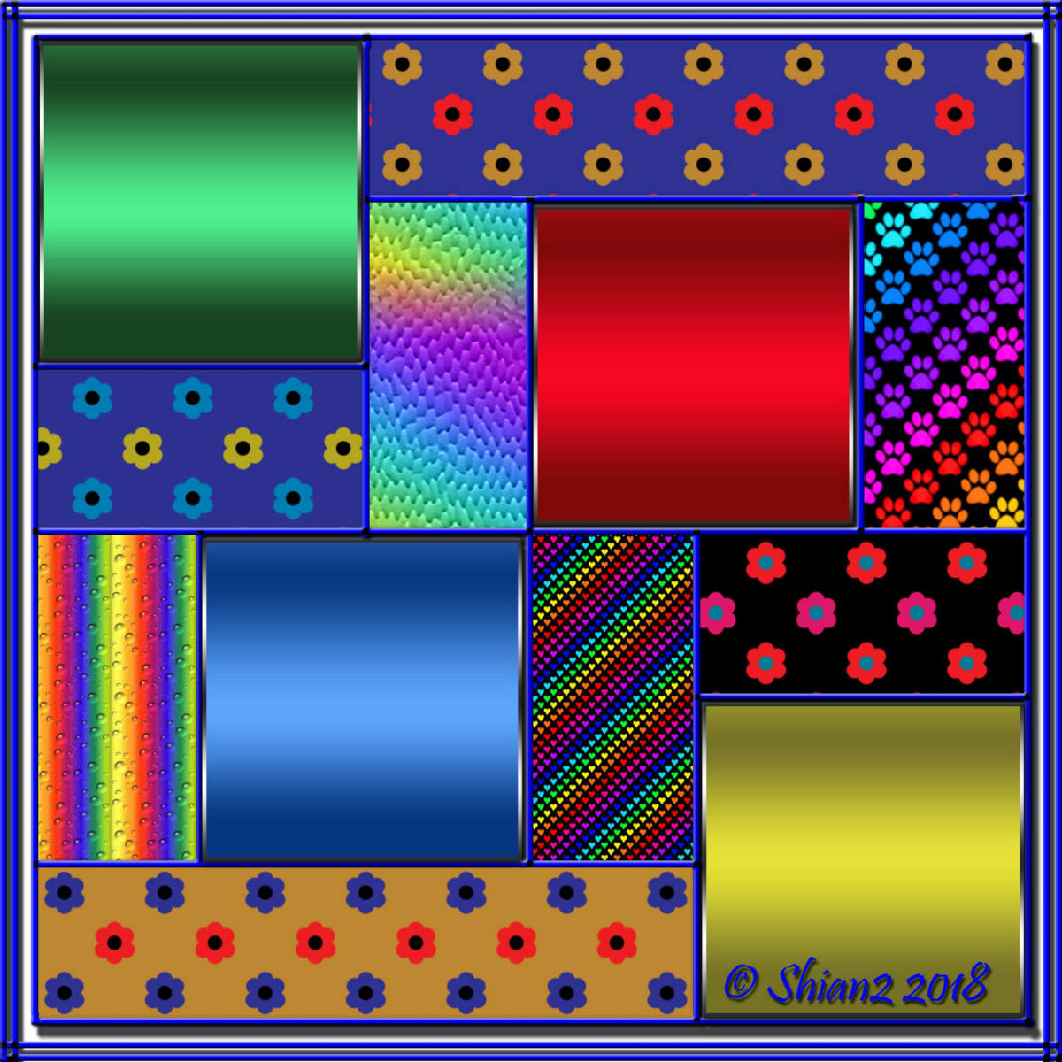 Solve Squares and Rectangles jigsaw puzzle online with 225 pieces