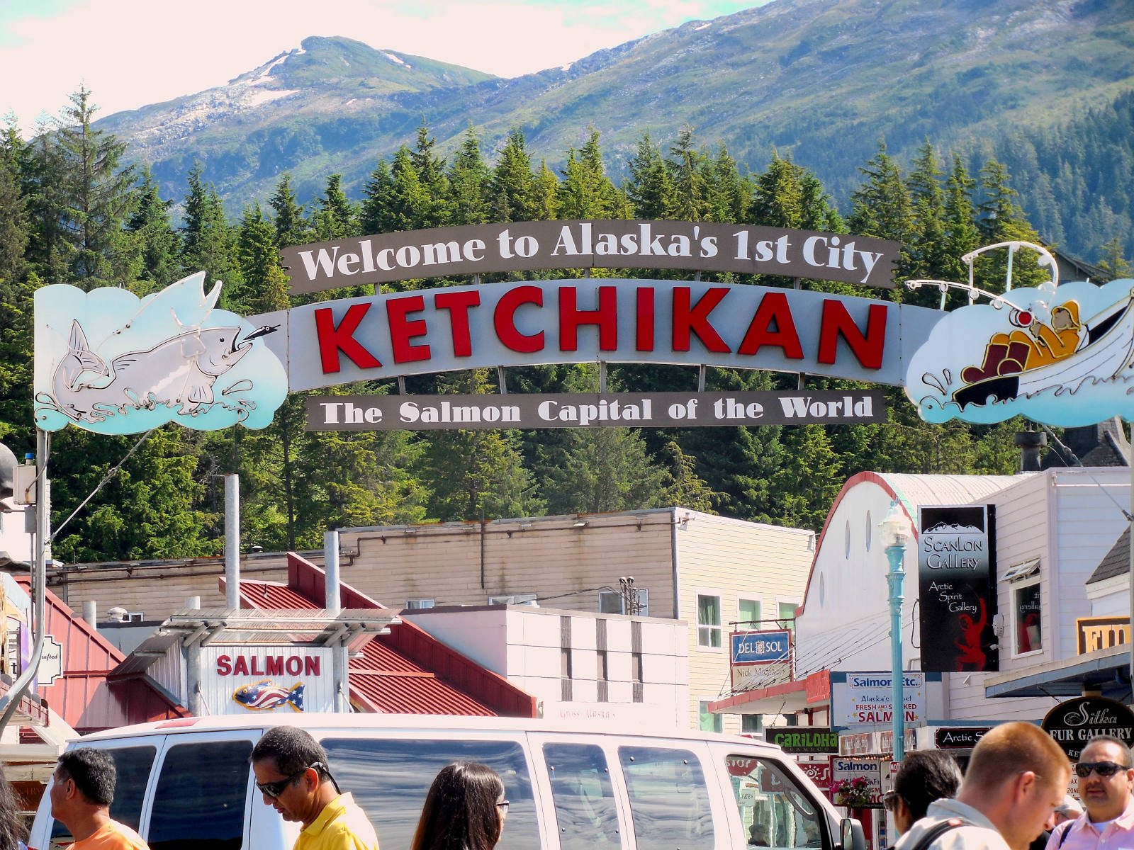 Solve First Port of Call - Ketchikan Alaska jigsaw puzzle online with ...