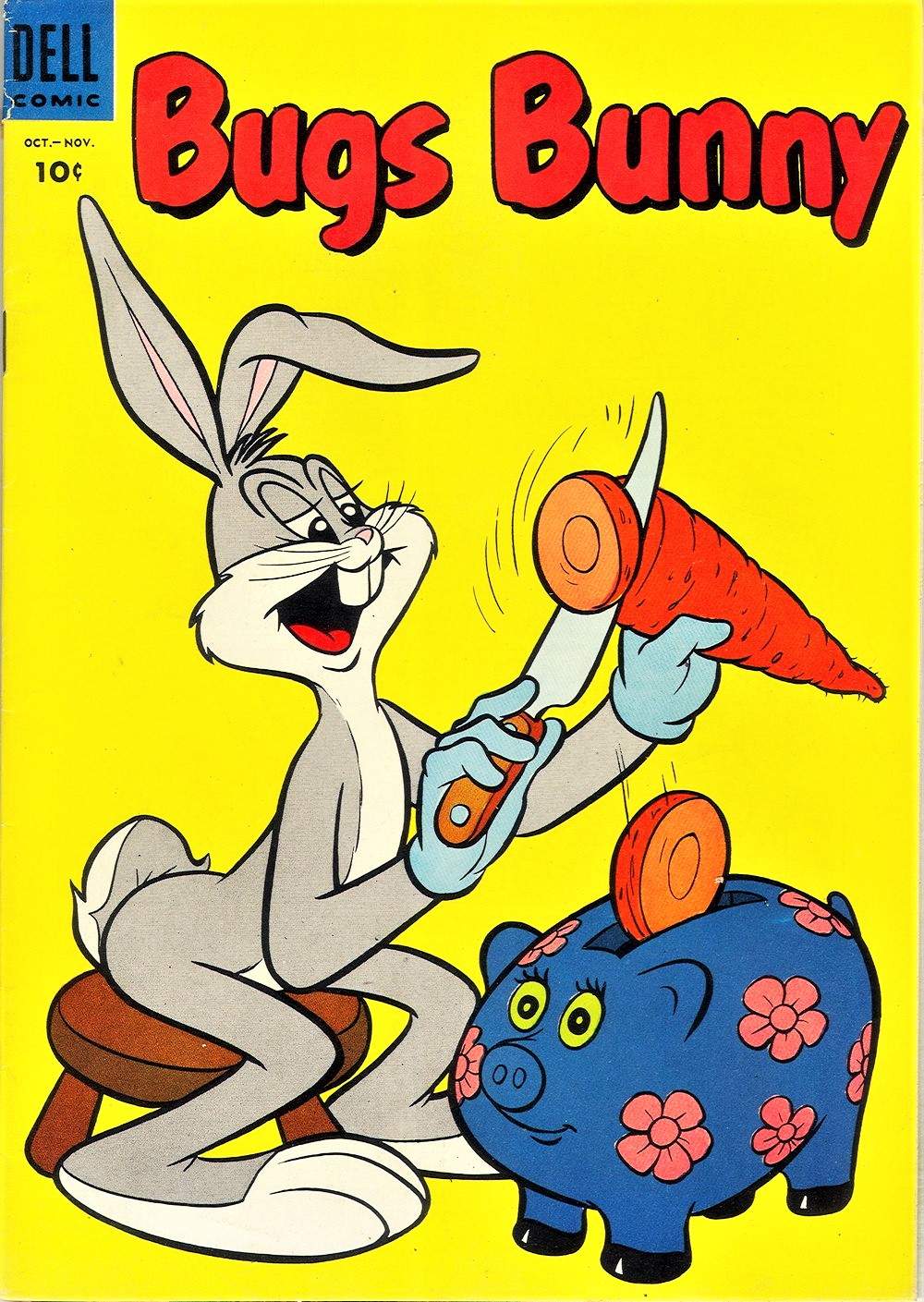 Solve Bugs Bunny: The Piggy Bank jigsaw puzzle online with 150 pieces