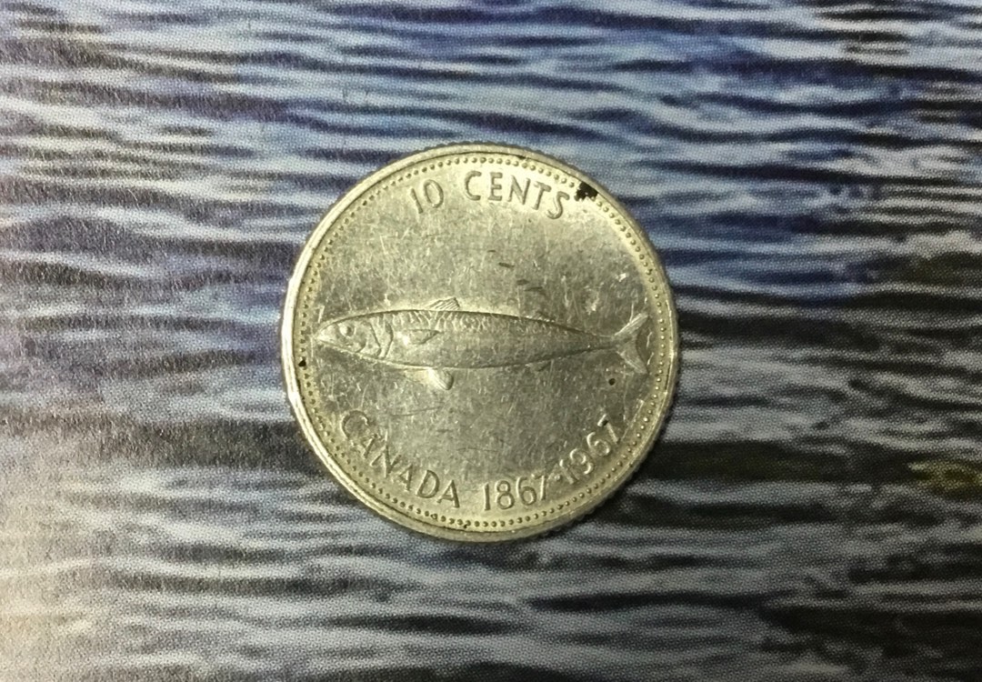 Solve 1967 Canadian Centennial Mackerel Dime jigsaw puzzle online with ...