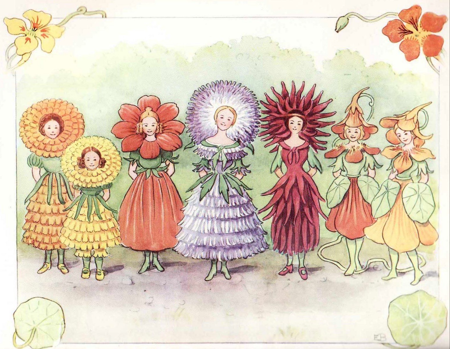 Solve Elsa Beskow jigsaw puzzle online with 414 pieces