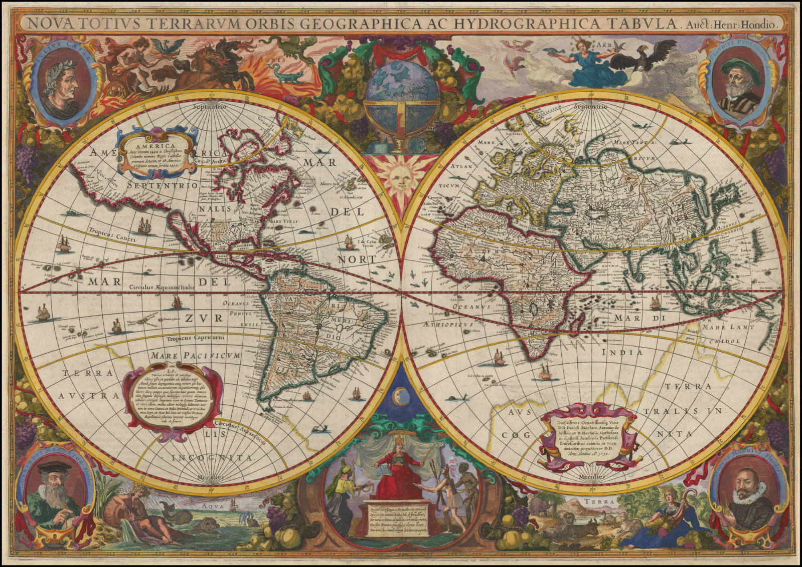 Solve Nova Totius Terrarum Orbis Geographica Ac Hydrographica Tabula ...