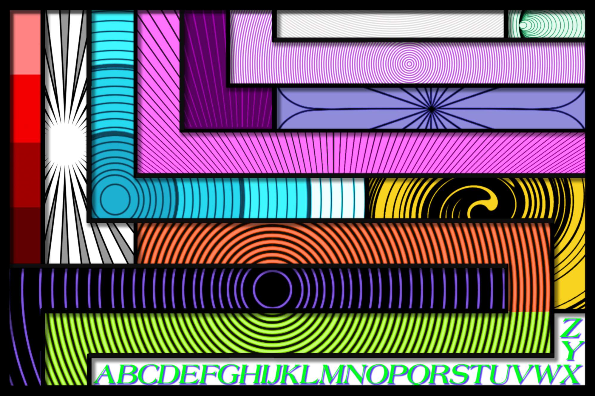 Solve Pattern Mix jigsaw puzzle online with 400 pieces