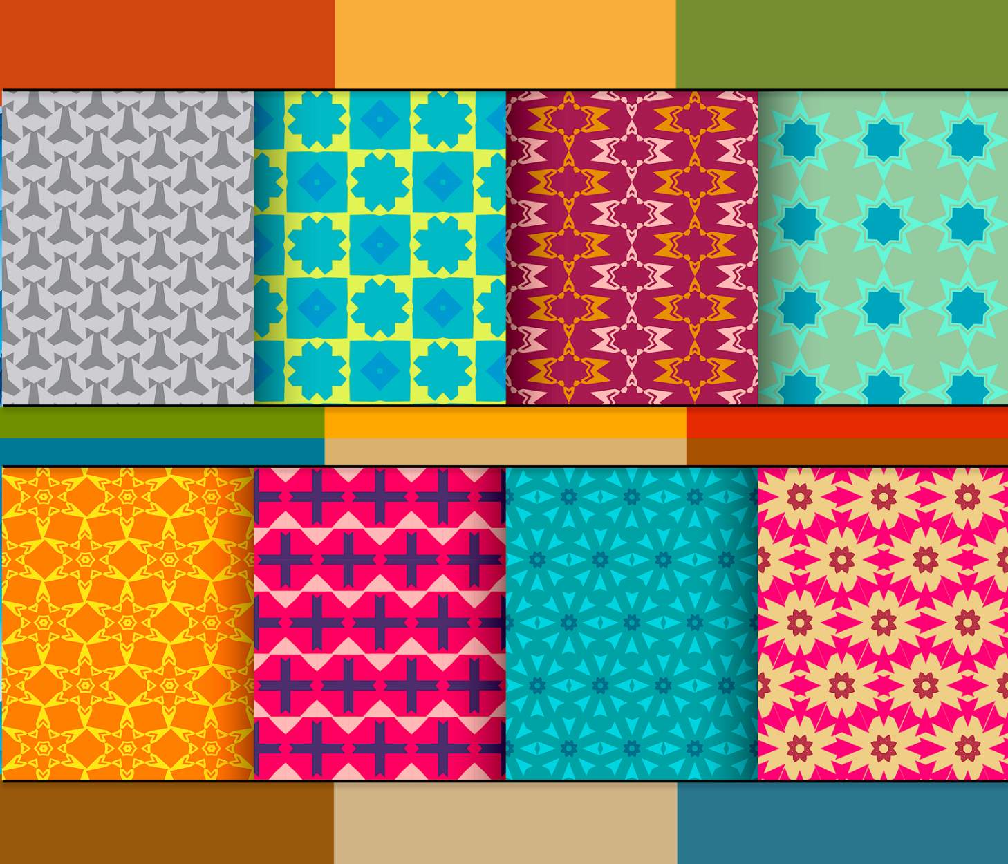 Solve Pattern Swatches jigsaw puzzle online with 120 pieces