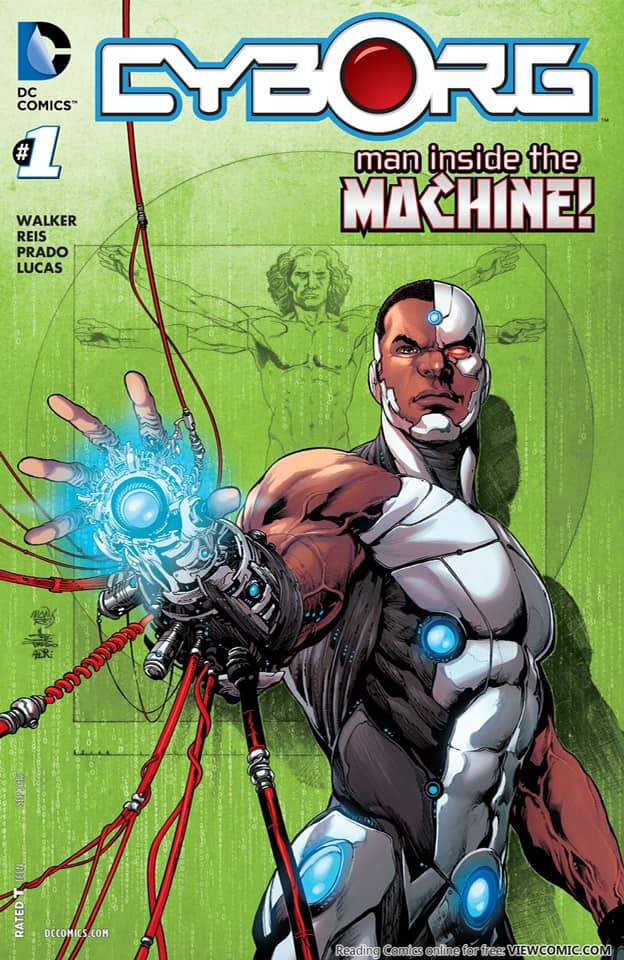 Solve Cyborg, DC Comics jigsaw puzzle online with 96 pieces