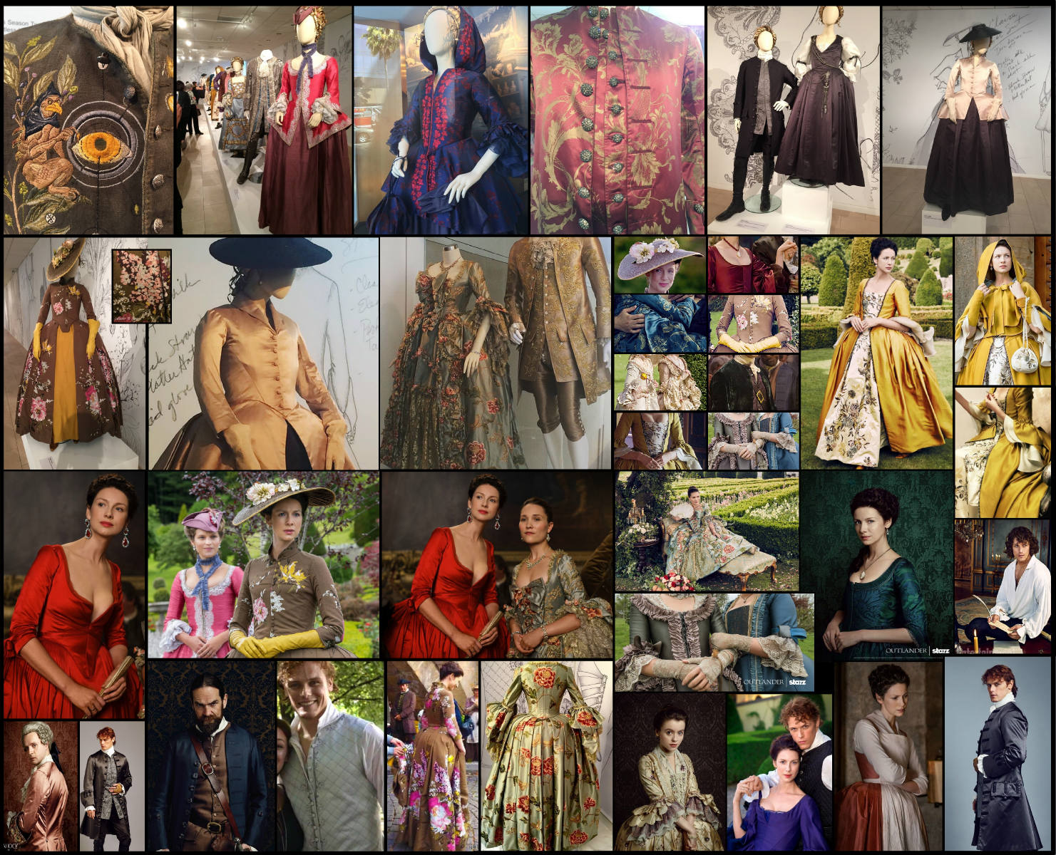 Solve Outlander season 2 costumes jigsaw puzzle online with 500 pieces