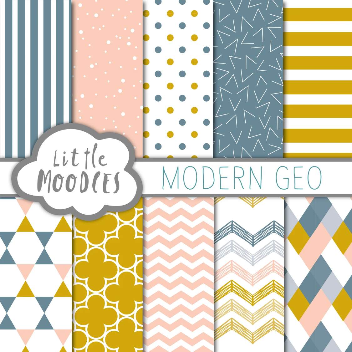 Solve Modern Geo jigsaw puzzle online with 81 pieces