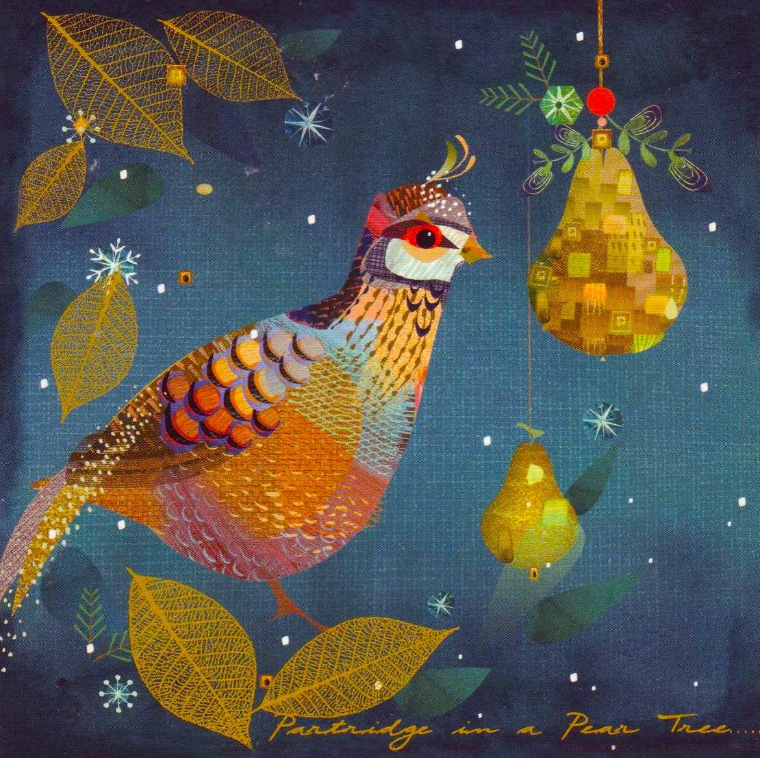 Solve A Partridge in a Pear Tree #1 jigsaw puzzle online with 81 pieces