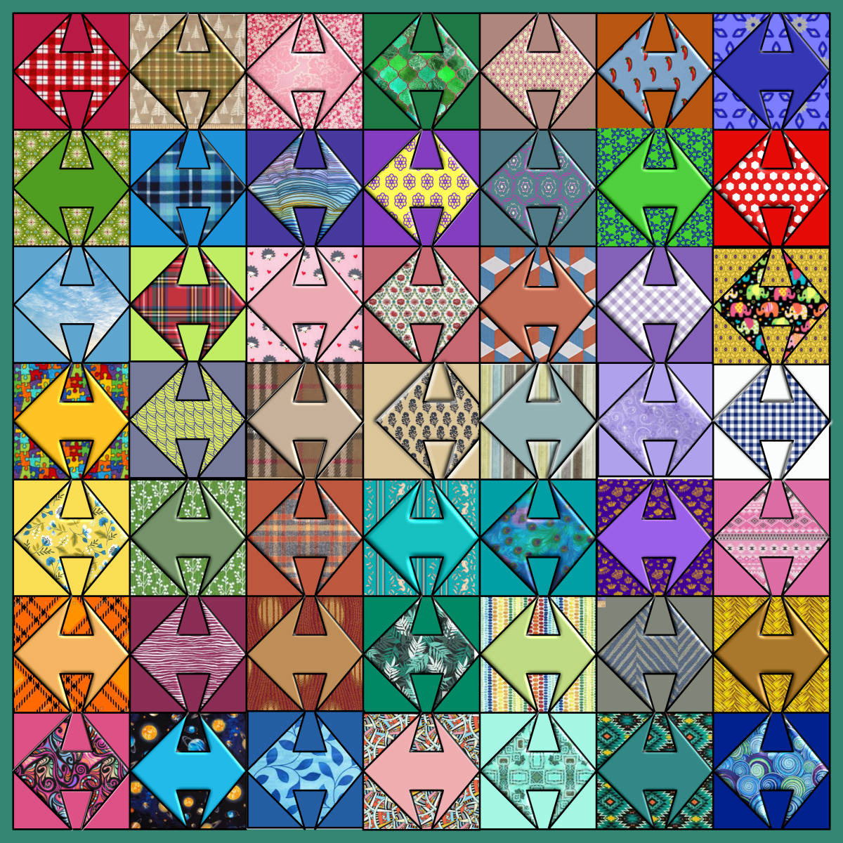 Solve Double Arrows jigsaw puzzle online with 400 pieces