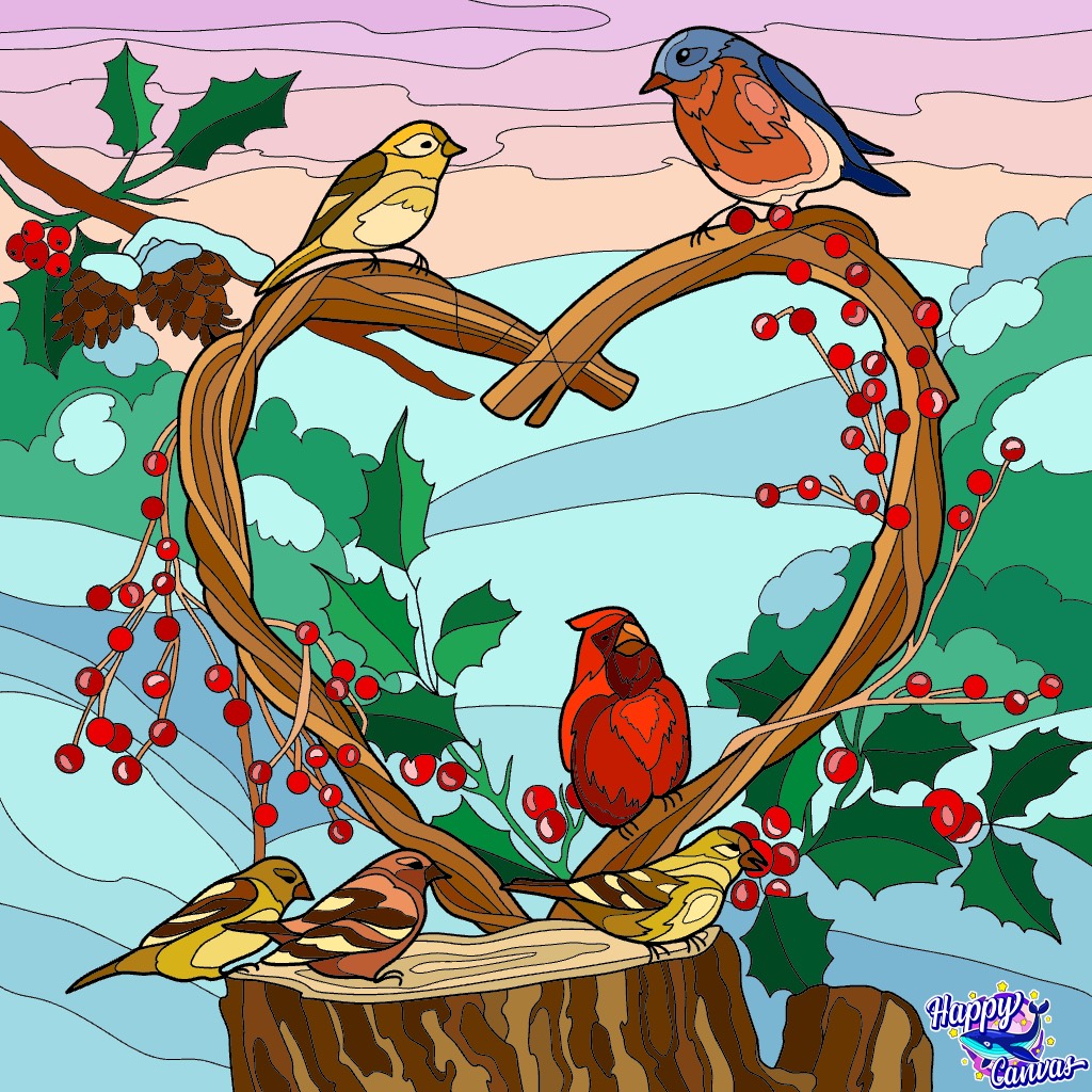 Solve Nature's Valentine jigsaw puzzle online with 196 pieces
