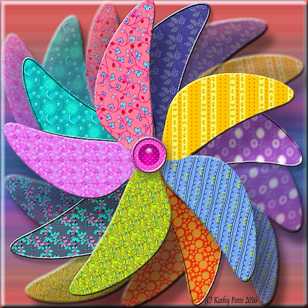 Solve An Original 3D By Kathy Potts jigsaw puzzle online with 256 pieces