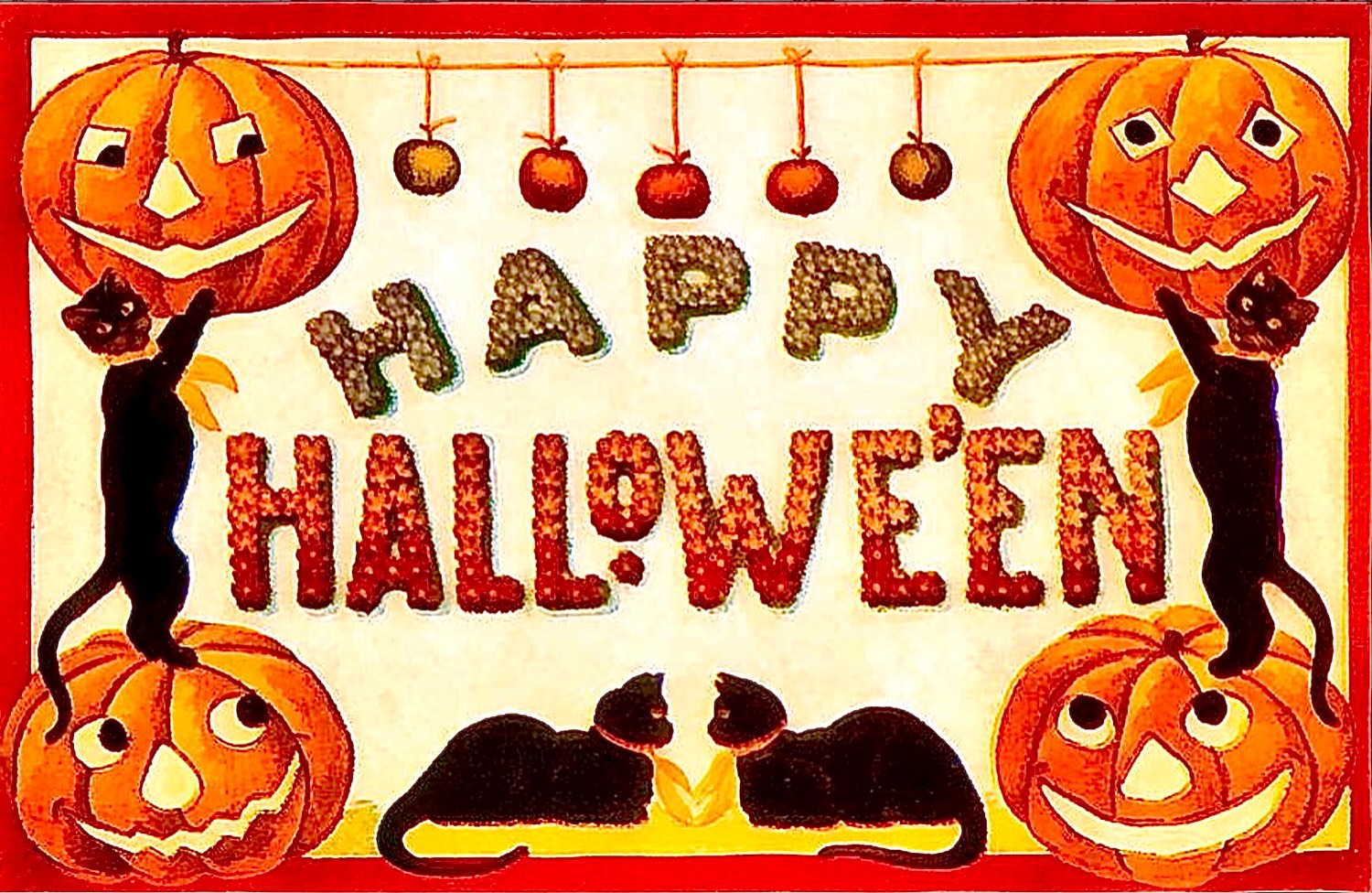 Solve Happy Halloween jigsaw puzzle online with 70 pieces