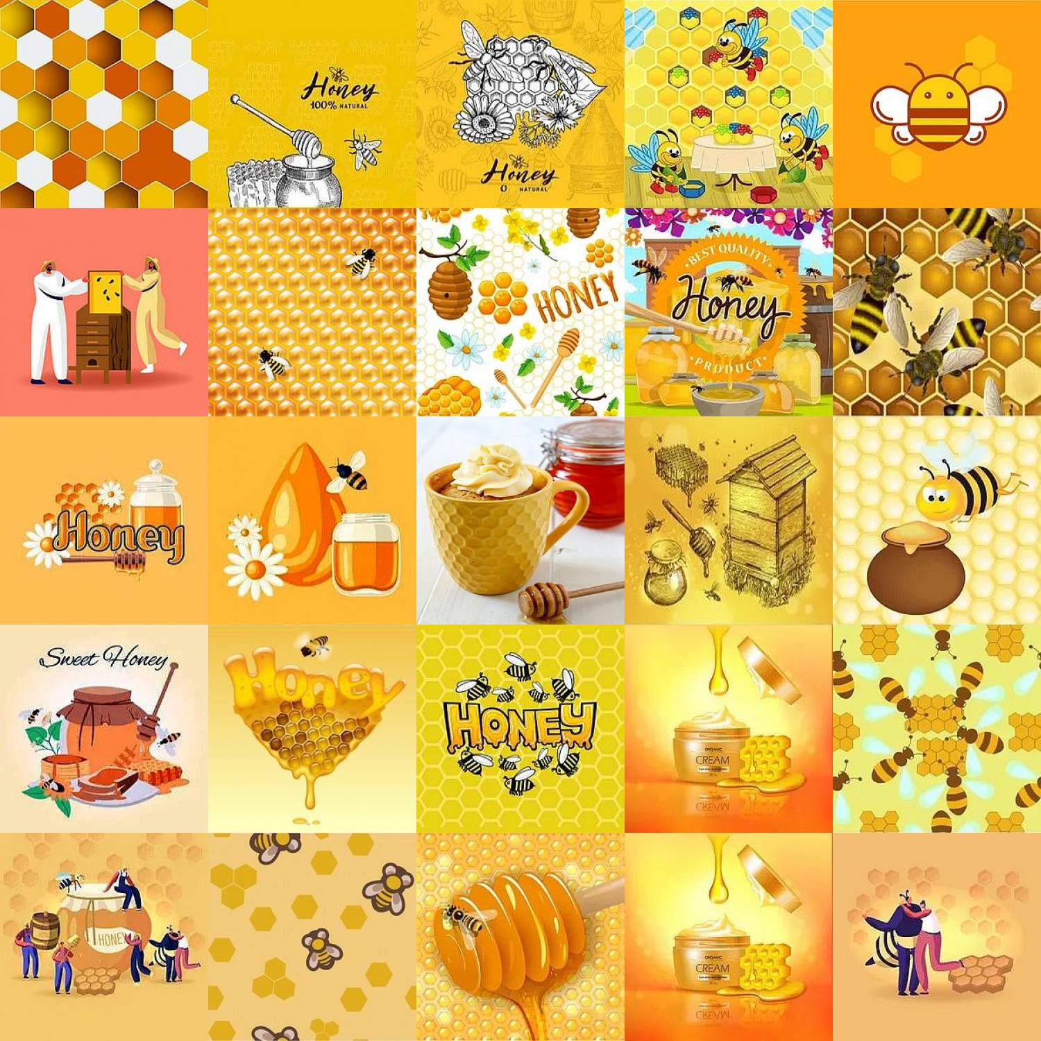 Solve Honey 205b jigsaw puzzle online with 400 pieces