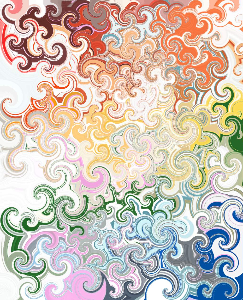 Solve Swirls jigsaw puzzle online with 80 pieces