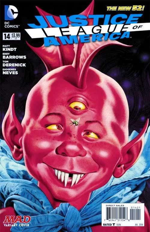 Solve Justice League America Mad Magazine jigsaw puzzle online with 96 ...