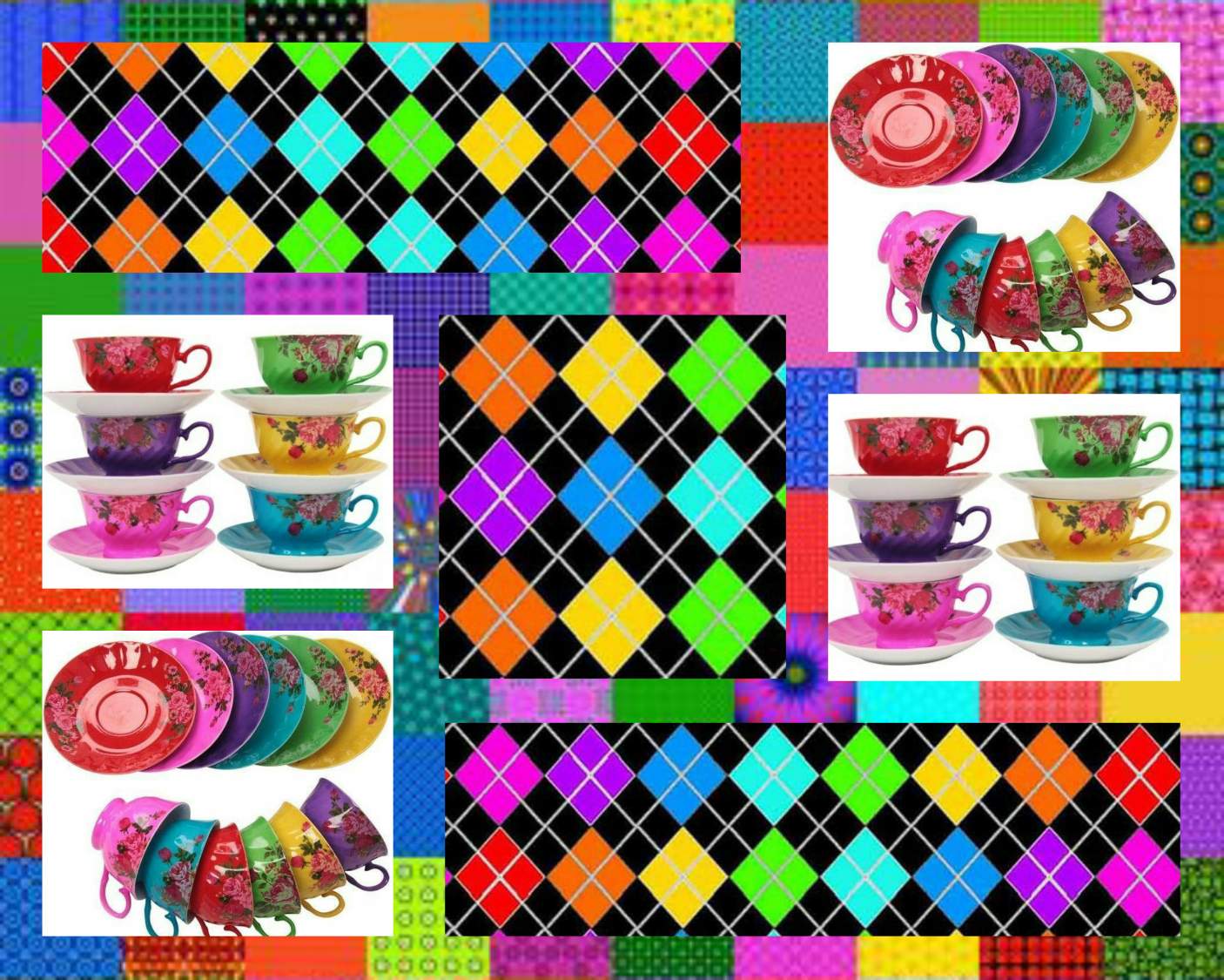 Solve STAX OF CUPS (1, 151) jigsaw puzzle online with 80 pieces