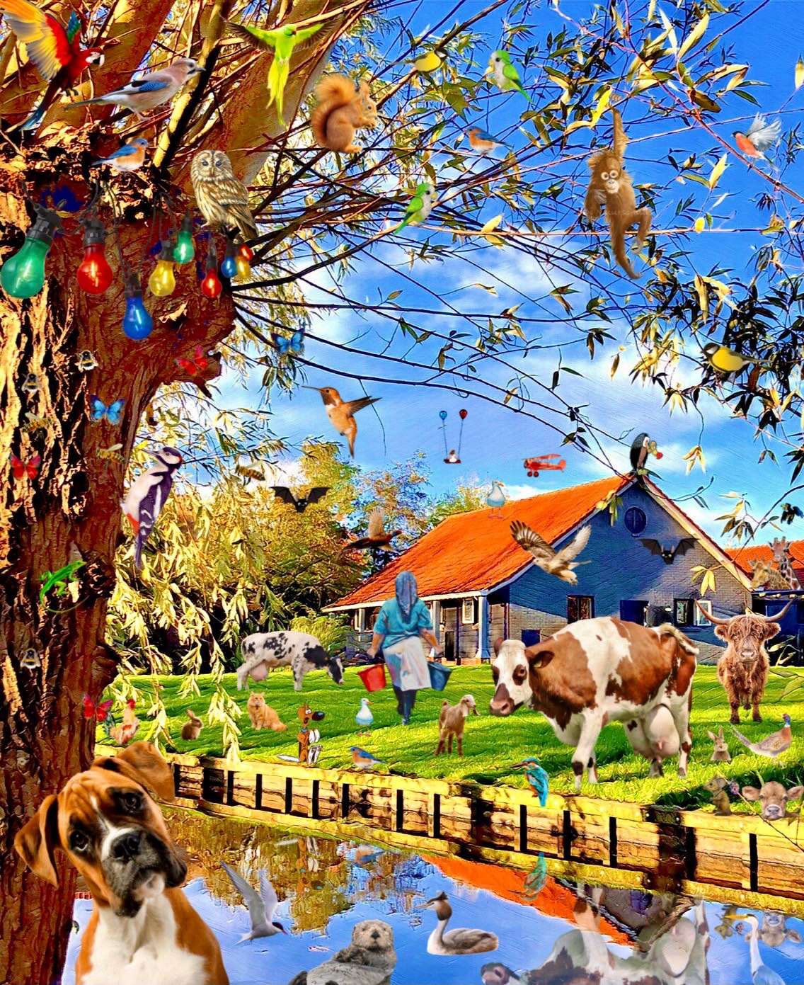 Solve Belachelijk grote puzzel 🐣 jigsaw puzzle online with 460 pieces