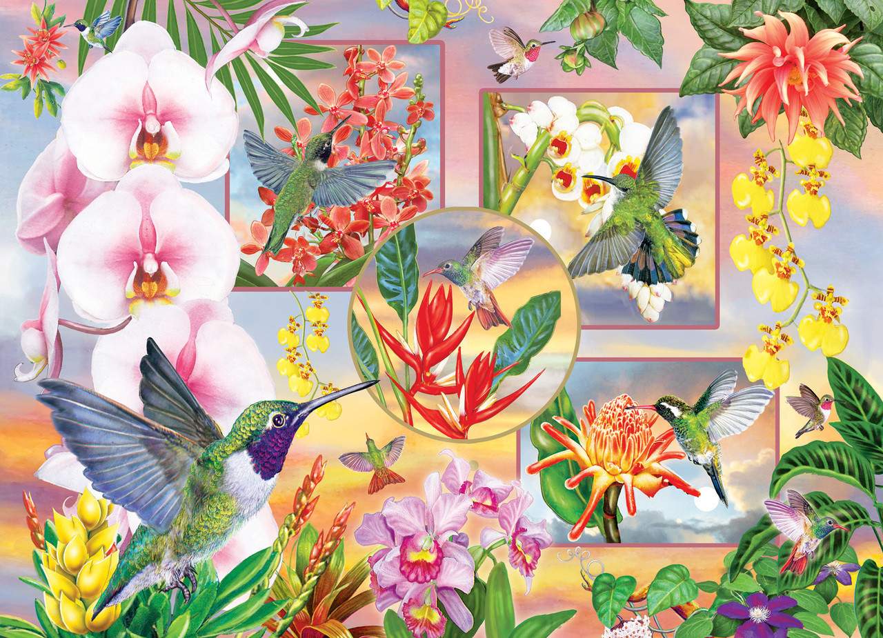 Solve Hummingbirds #3 jigsaw puzzle online with 96 pieces