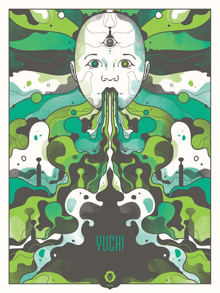 Solve Yuck - Green Variant jigsaw puzzle online with 221 pieces