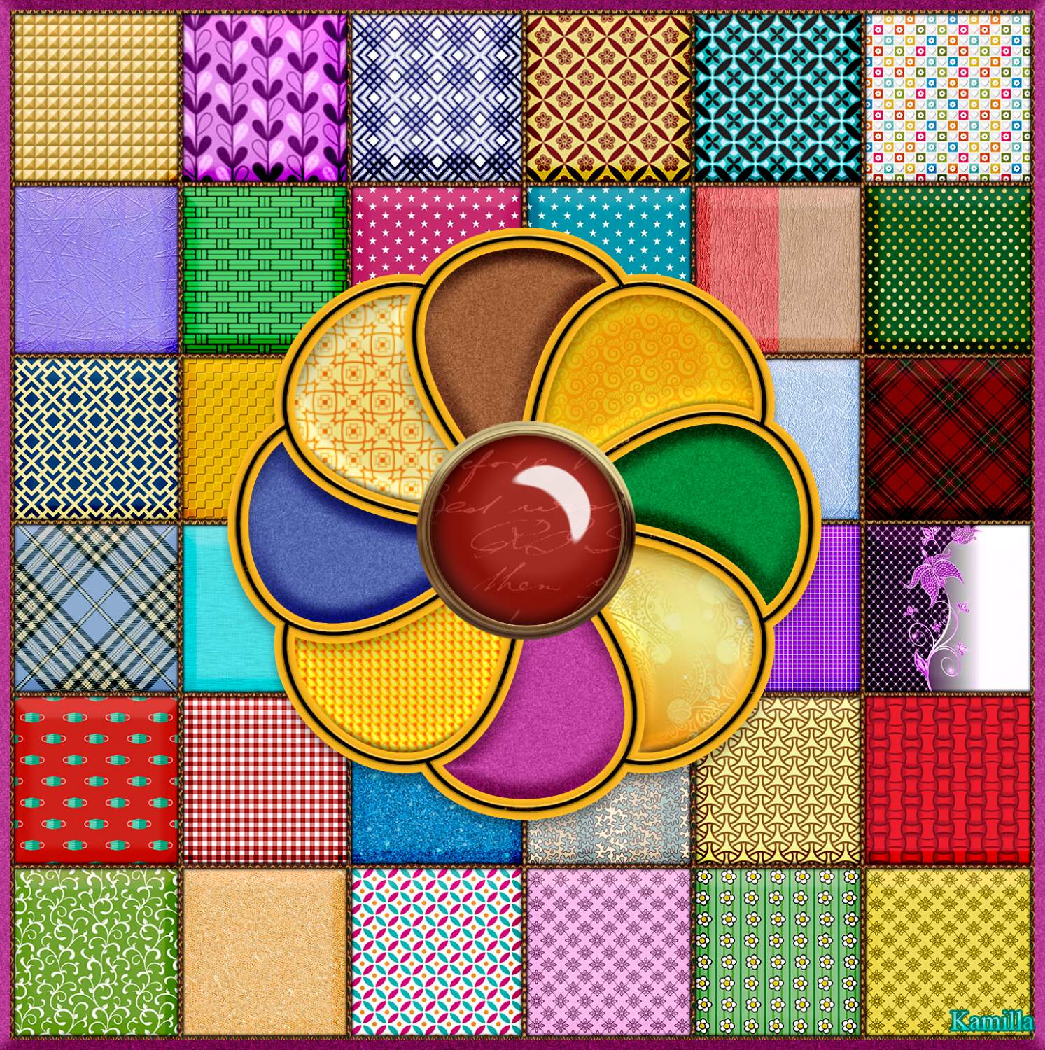 Solve Сollage jigsaw puzzle online with 256 pieces