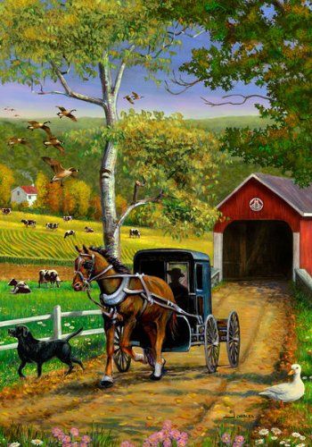 Solve country scene jigsaw puzzle online with 48 pieces