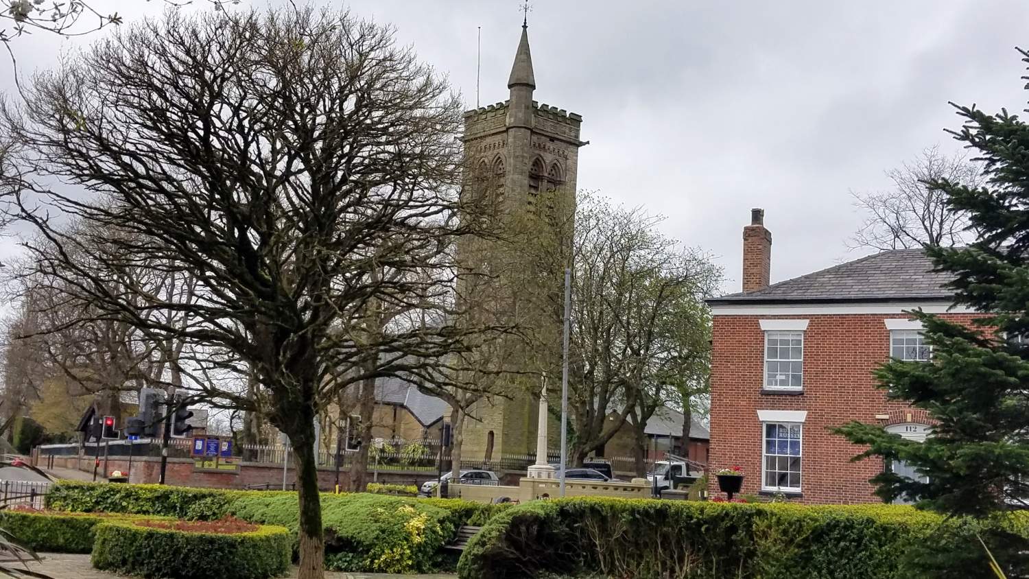 Solve View of Westhoughton Parish Church from Market Street (1) jigsaw ...