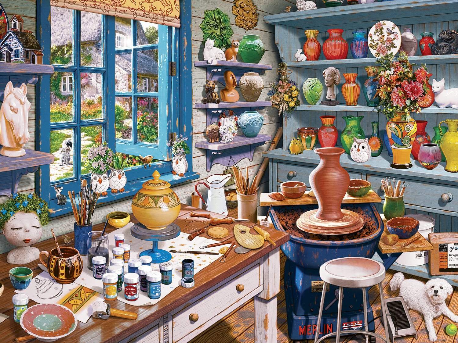 Solve The Pottery Shed (Medium) jigsaw puzzle online with 99 pieces