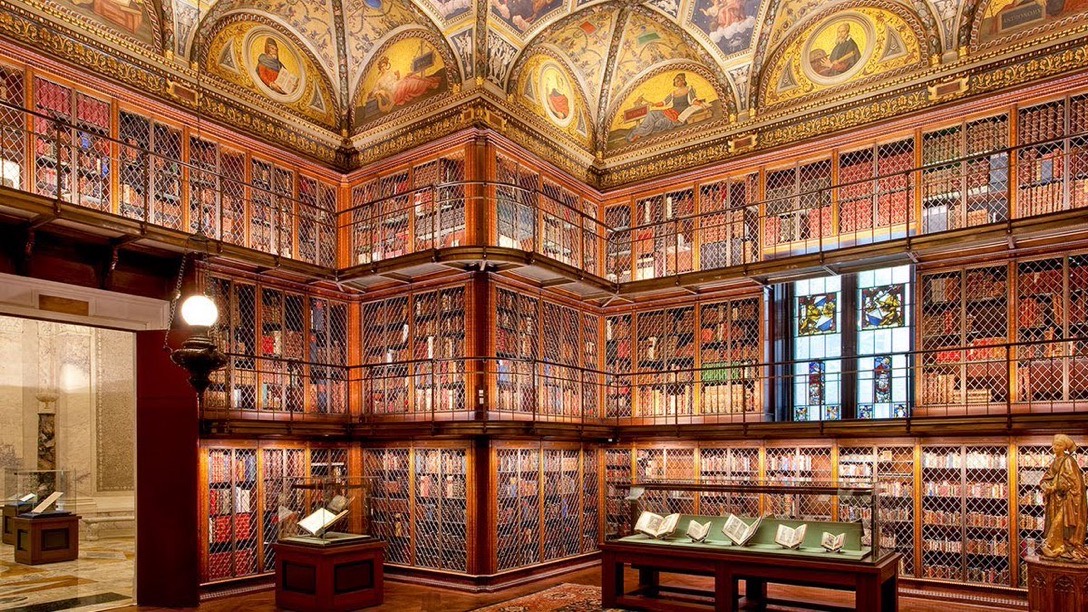 Solve The Morgan Library, United States jigsaw puzzle online with 91 pieces